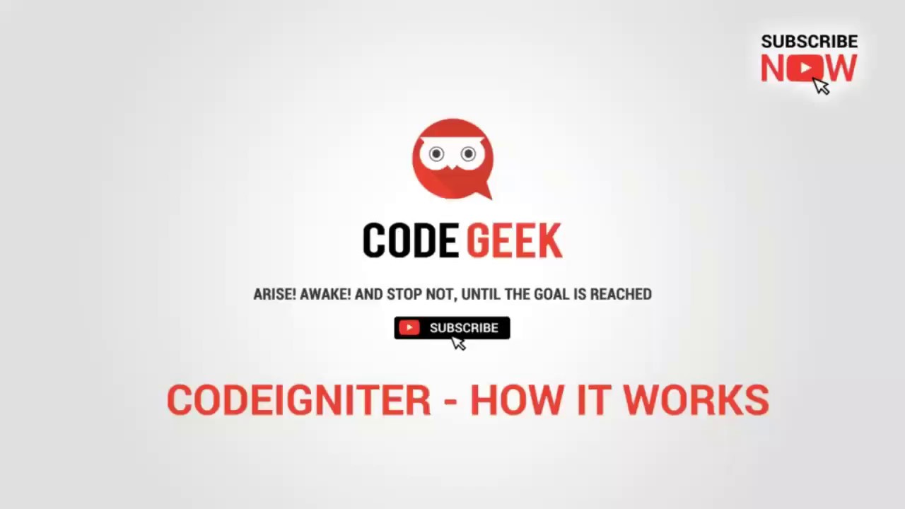Basic Codeigniter Tutorials How Codeigniter Works Youtube