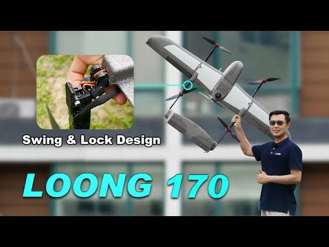 Foxtech Loong 170 Vtol With Swing Lock Design Youtube