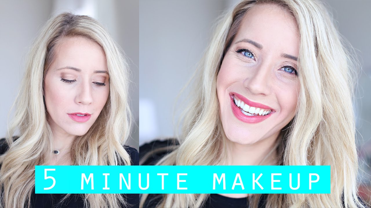 5 Minute Makeup Tutorial Youtube