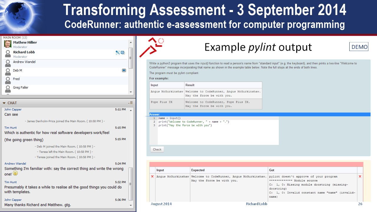 Coderunner Authentic E Assessment For Computer Programming Youtube