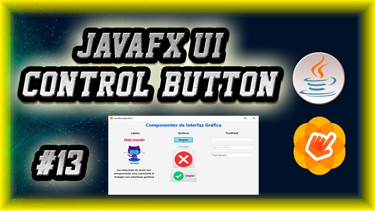 13 Curso Práctico Javafx Componentes De Interfaz Gráfica Buttons Ui