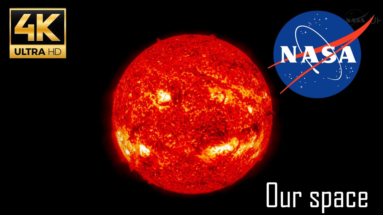 Our Space In 4k Hdr Uhd Nasa Sun Moon Earth Youtube