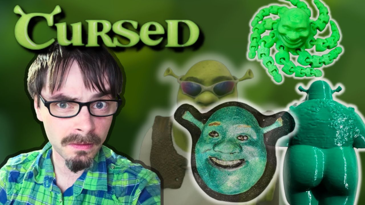 The Insane World Of Cursed Shrek Products Youtube