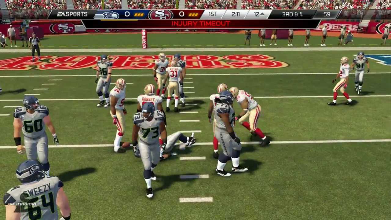 Madden Nfl 25 Ps4 Seahawks At 49ers Youtube