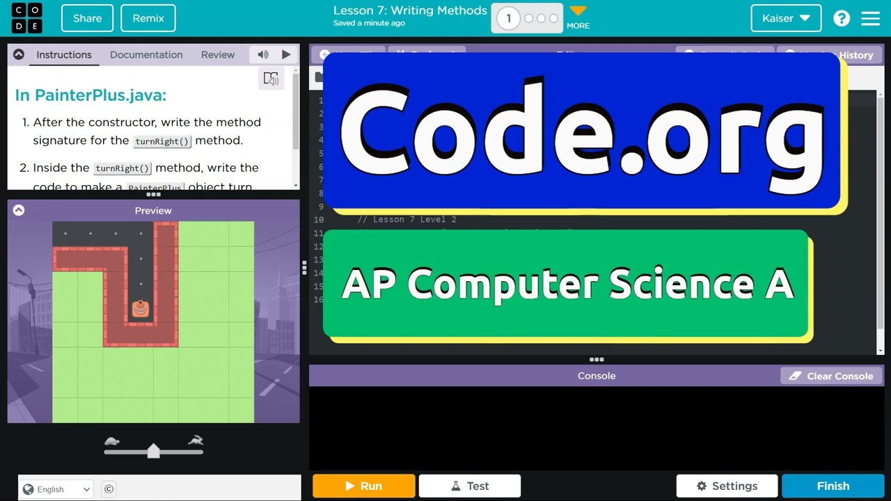 Code Org Lesson 7 1 Writing Methods Tutorial With Answers Unit 1