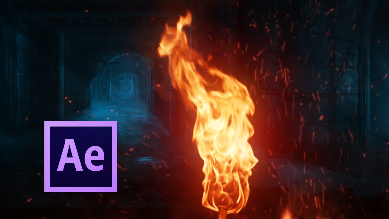 Realistic Fire Simulation After Effects Tutorial Youtube