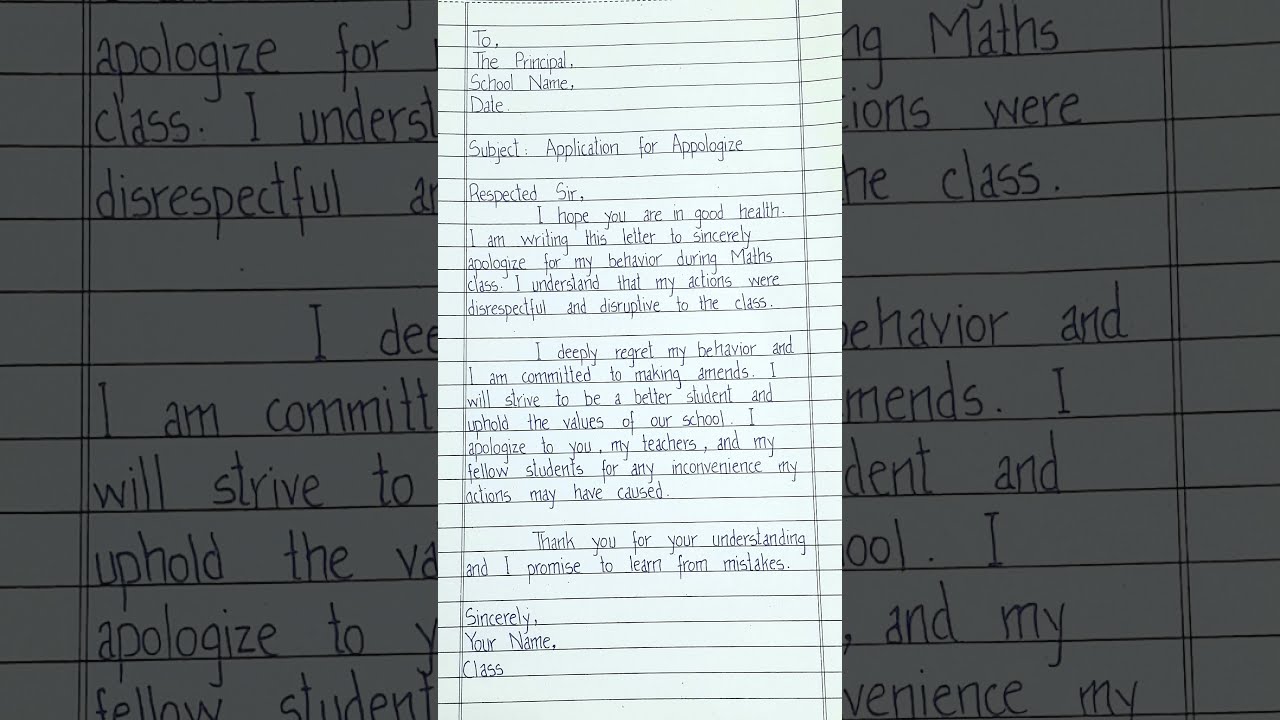 Crafting The Perfect Apology Letter To A Friend With Examples