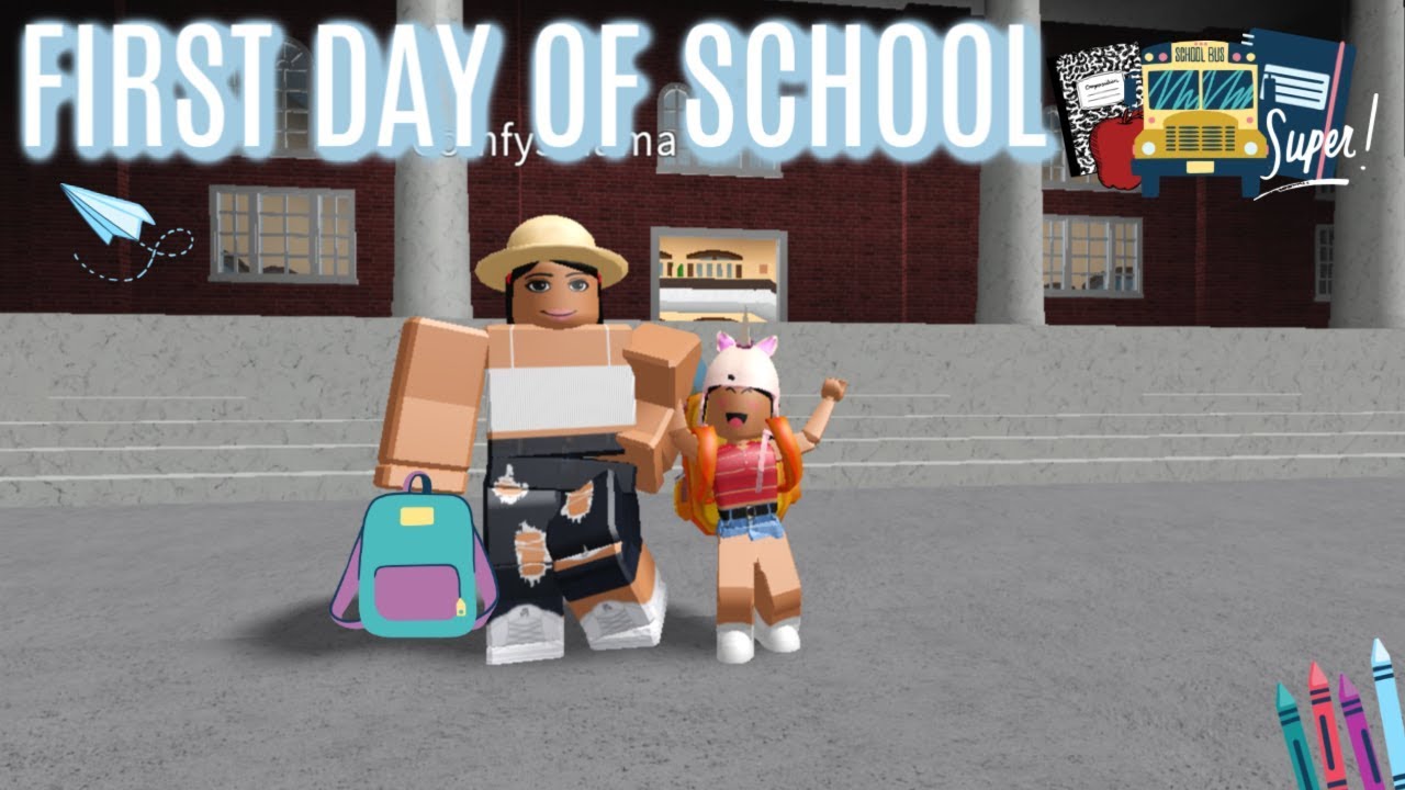 First Day Of School Ii Roblox Bloxburg Youtube