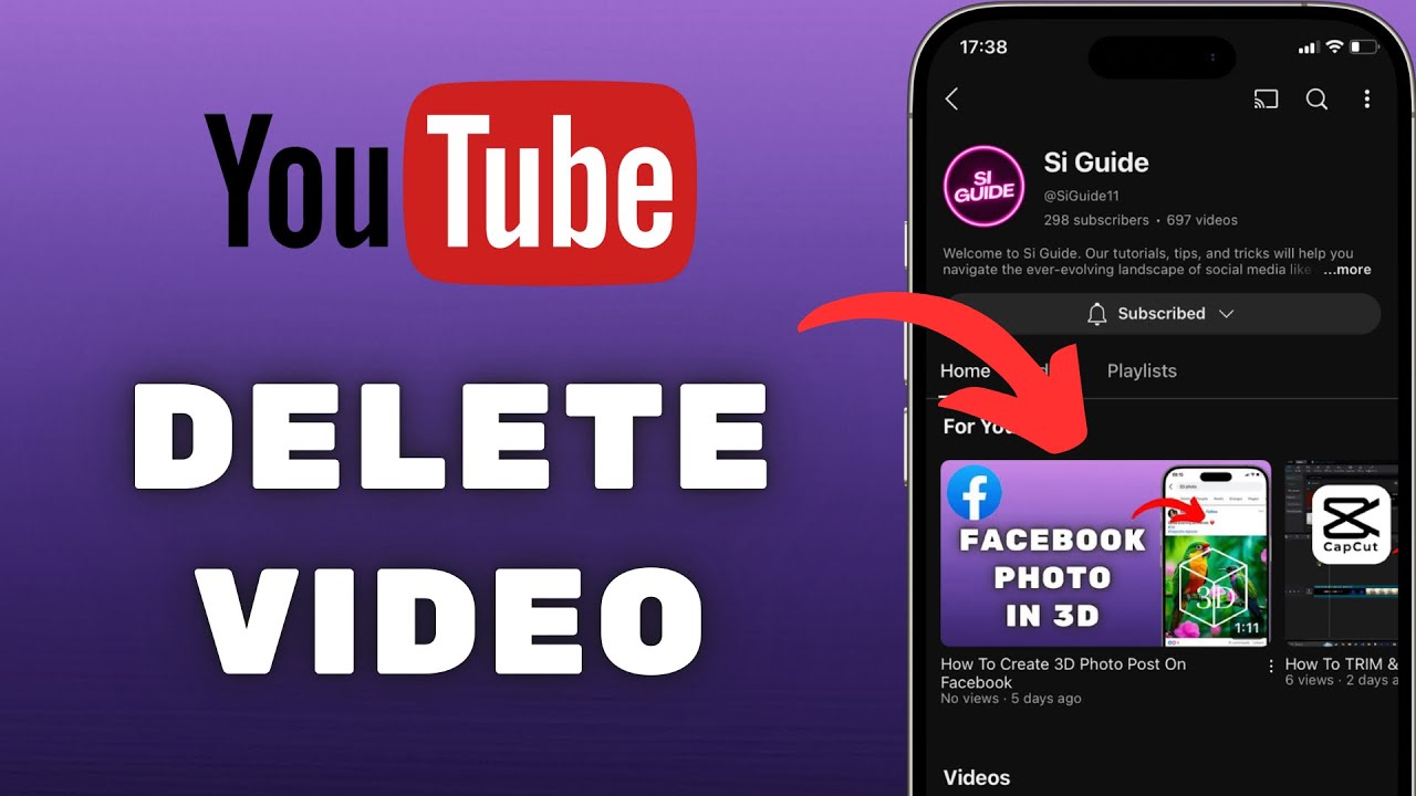 How To Delete Youtube Videos Youtube