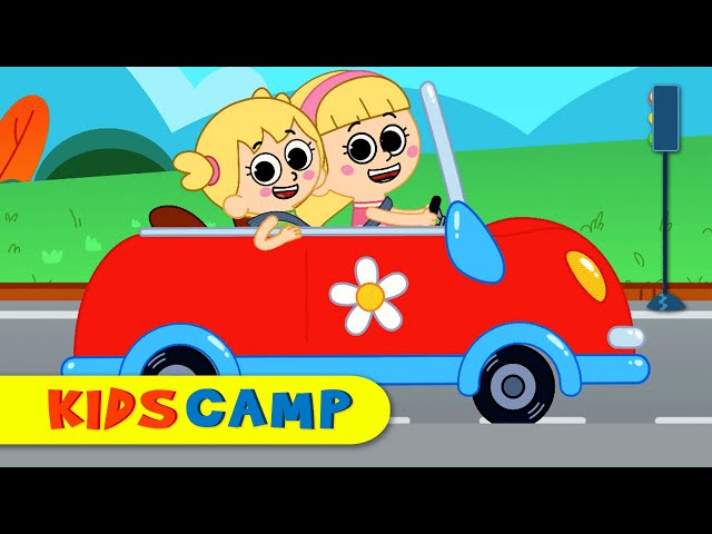 Little Red Car Driving In My Car Song For Kids Kidscamp Nursery