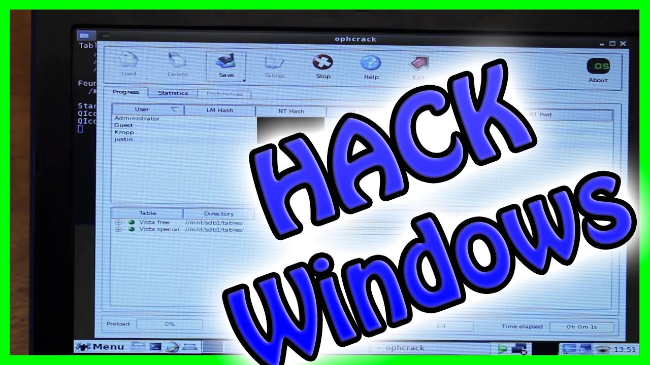 Ophcrack Tutorial Vista Free Download Iconfile