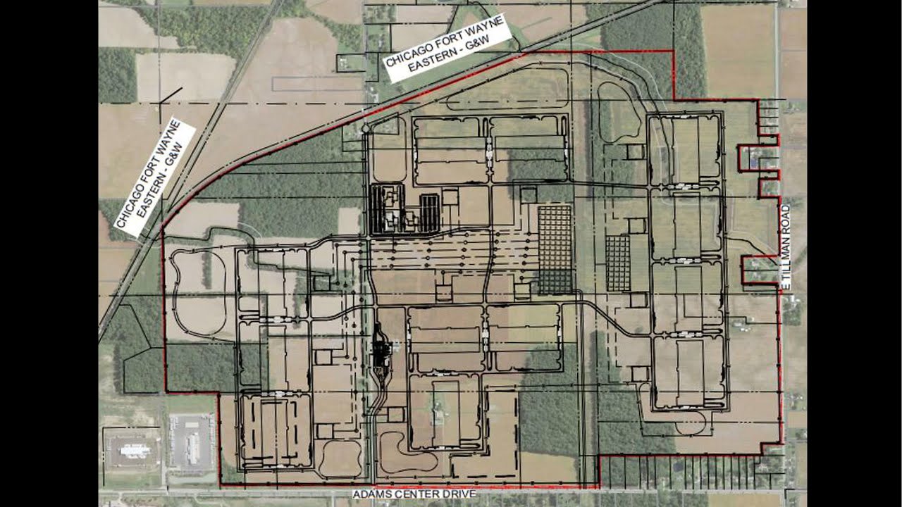 Google Fort Wayne In Data Center Campus Site Map Project Zodiac