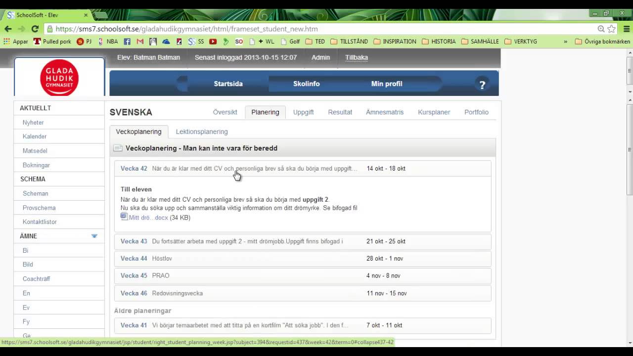 Tutorial Schoolsoft Youtube