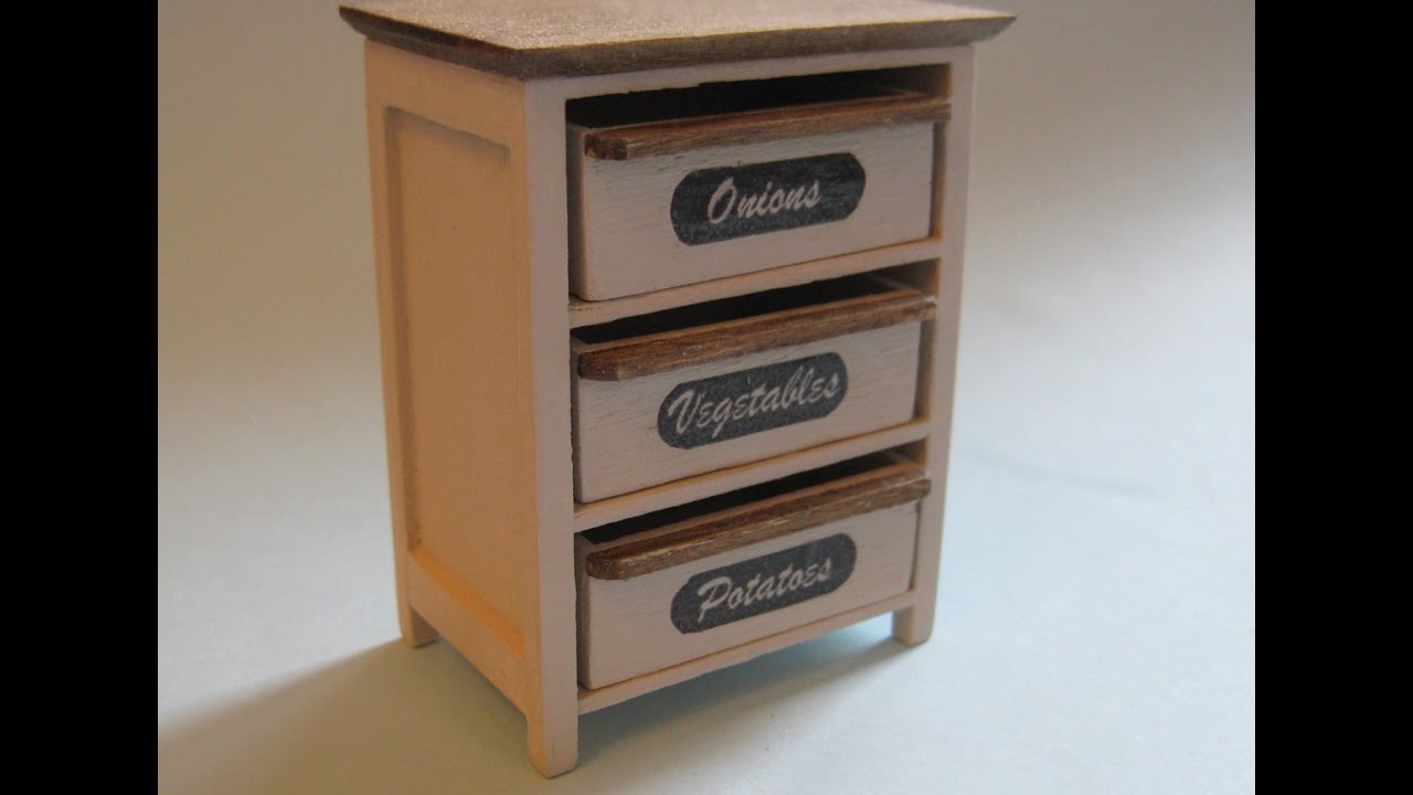 1 12th Scale Vegetable Storage Unit Tutorial Youtube