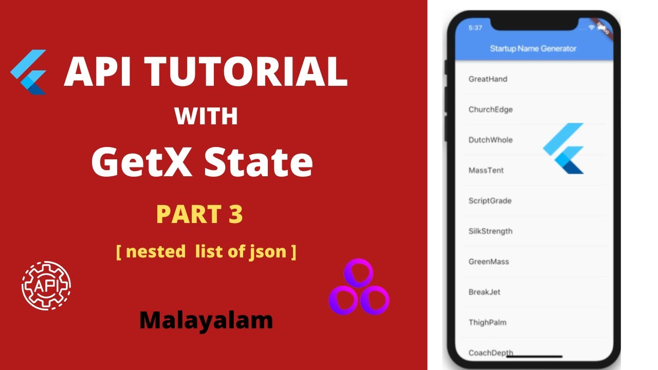 Flutter Api Nested List Of Json With Getx Malayalam Code With Ashok