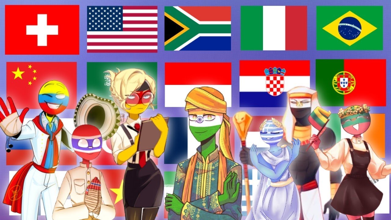 Countryhumans In 70 Languages Meme Youtube