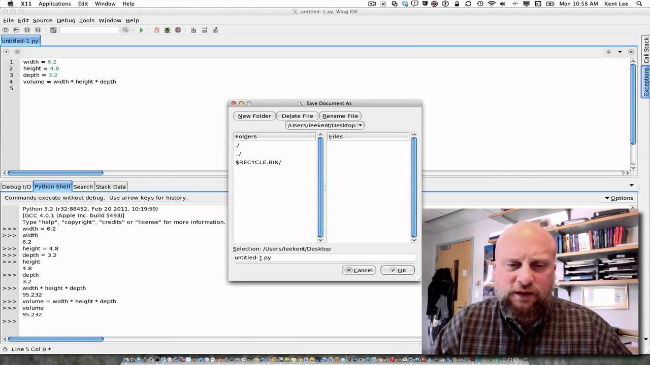 1 7 A Second Python Program Youtube