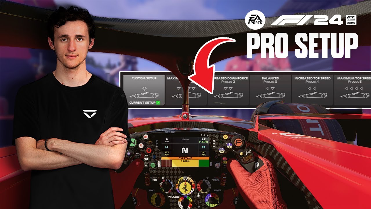 F124 Best Settings Guide By F1 Sim Racing Pro Nico Longuet Youtube