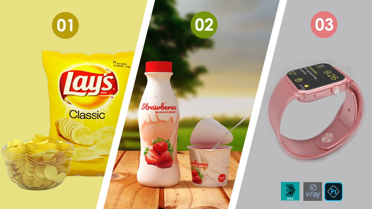 3d Products Visualization Course Youtube