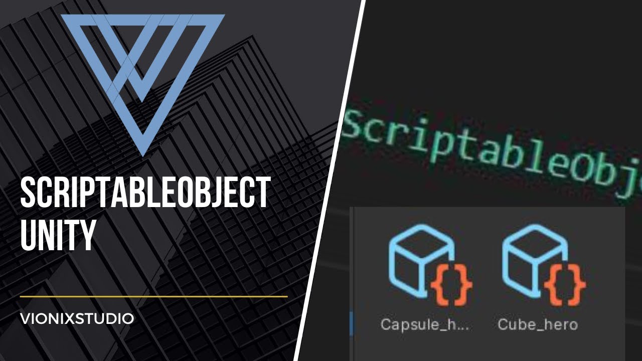 Scriptableobject Unity When And How To Use Youtube