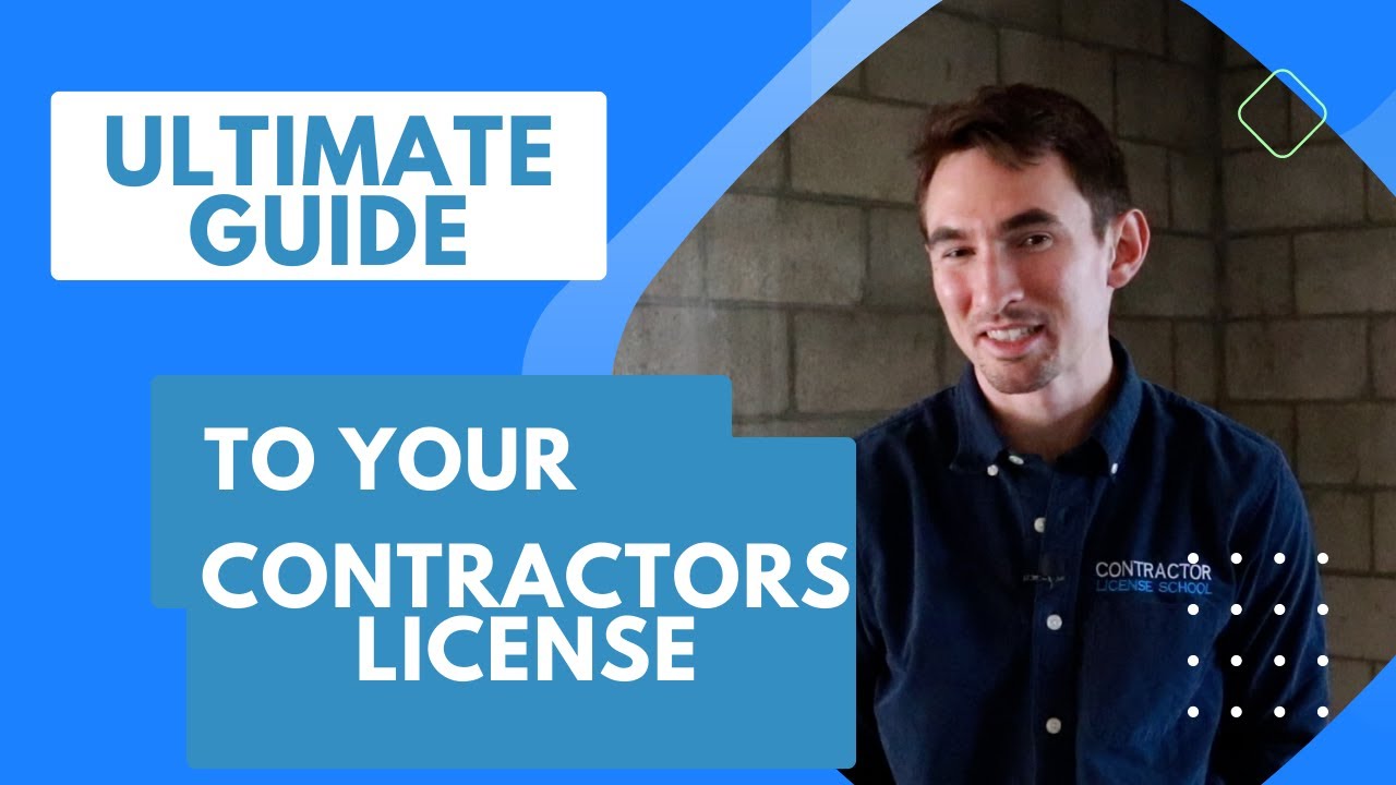 Ultimate Guide To Obtaining Your Contractors License Youtube