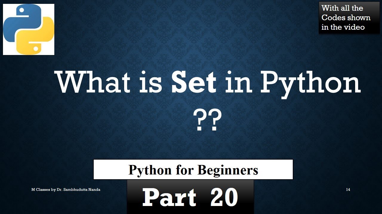 What Is Set In Python Different Operations Using Set In Python