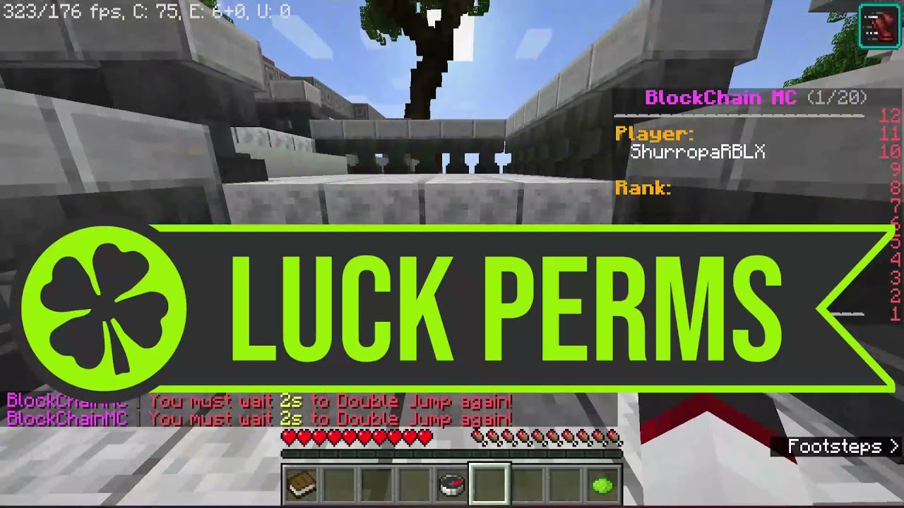 How To Setup Use Luckperms Minecraft Server Plugin Youtube
