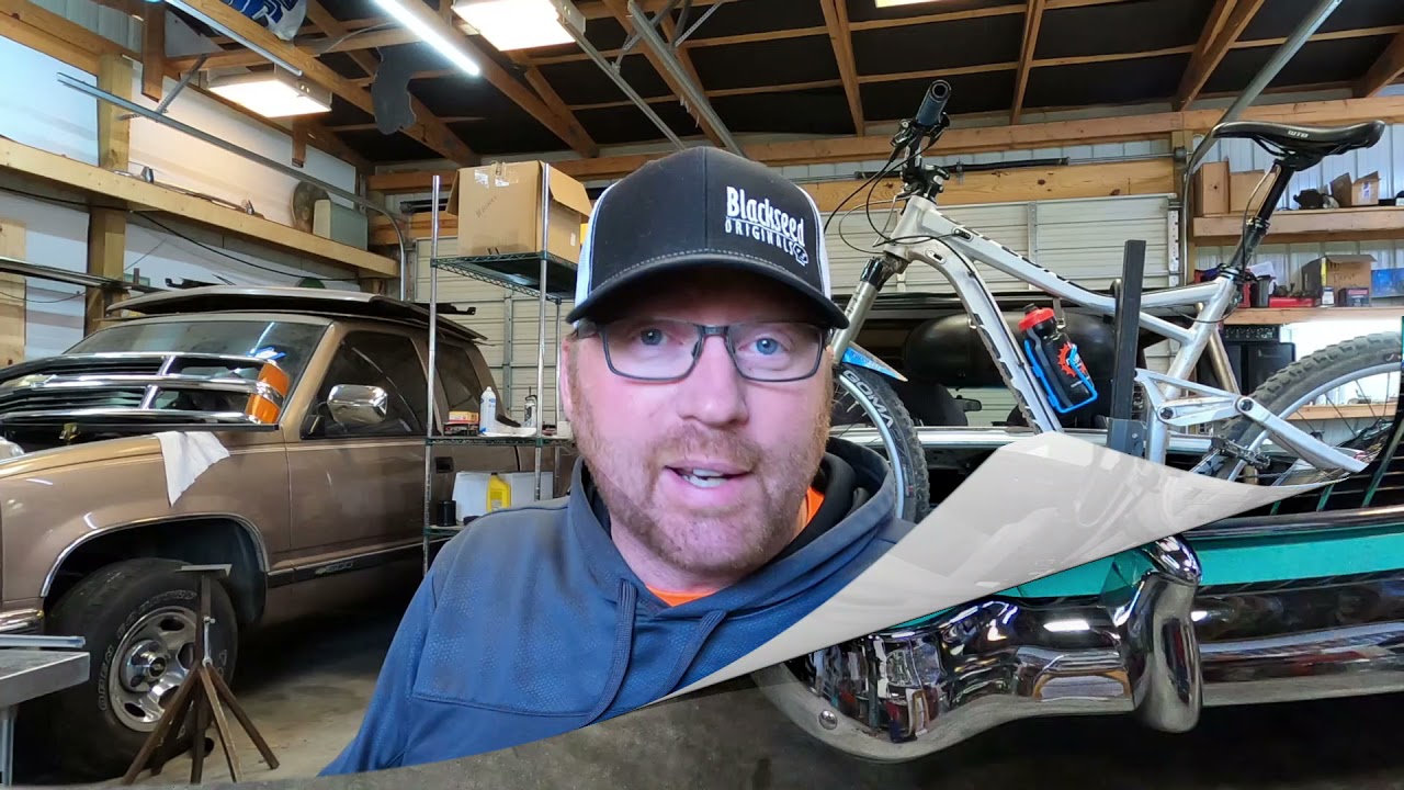 Chrome Bumper Install On Tri Five Chevy 1955 150 Delivery Youtube