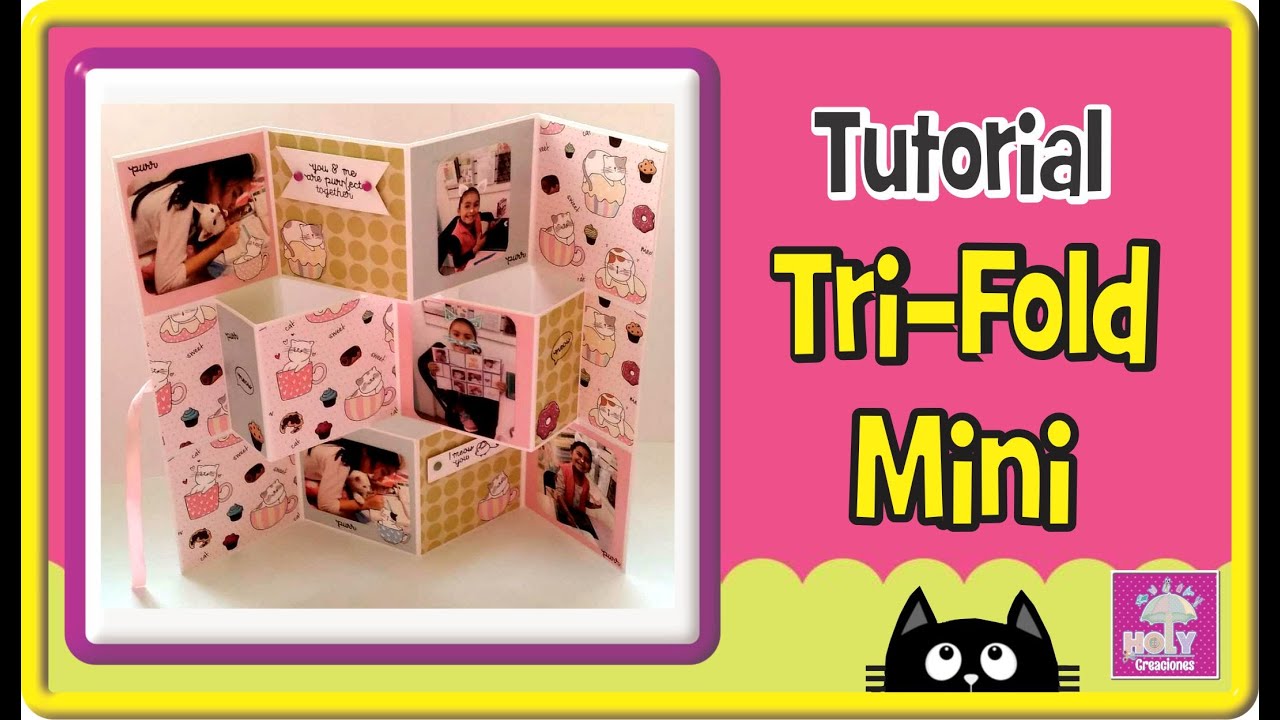 Tutorial Tri Fold Mini Youtube
