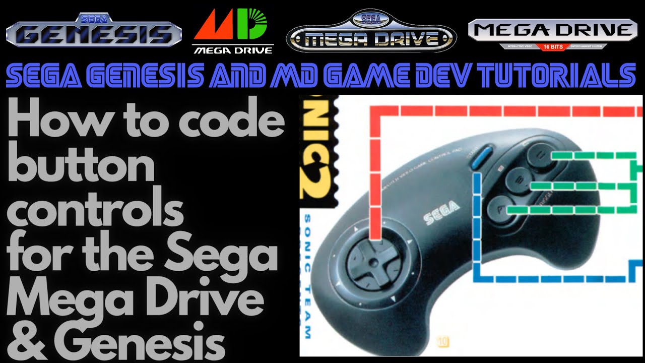 How To Code Button Controls For The Sega Genesis Mega Drive