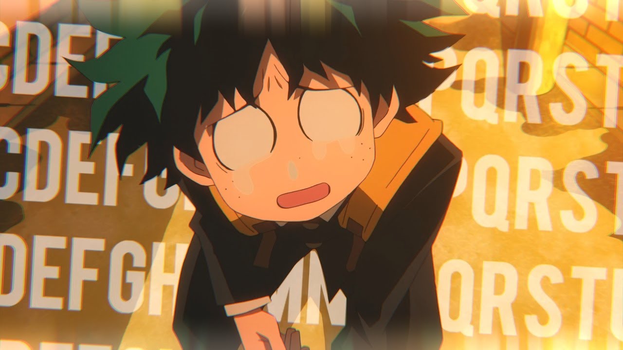Learn The Alphabet With Deku Youtube
