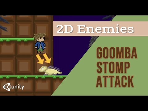 2 Goomba Stomp Attack Just Add Enemies Unity Tutorial Youtube
