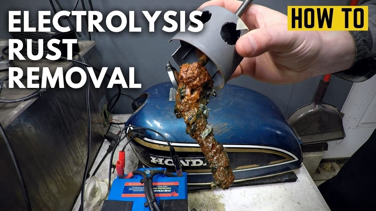 Removing Rust In A Fuel Tank With Electrolysis How To Youtube