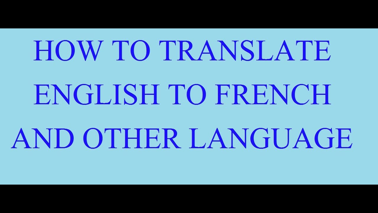 Douche French To English Translation At Douglas Wilder Blog
