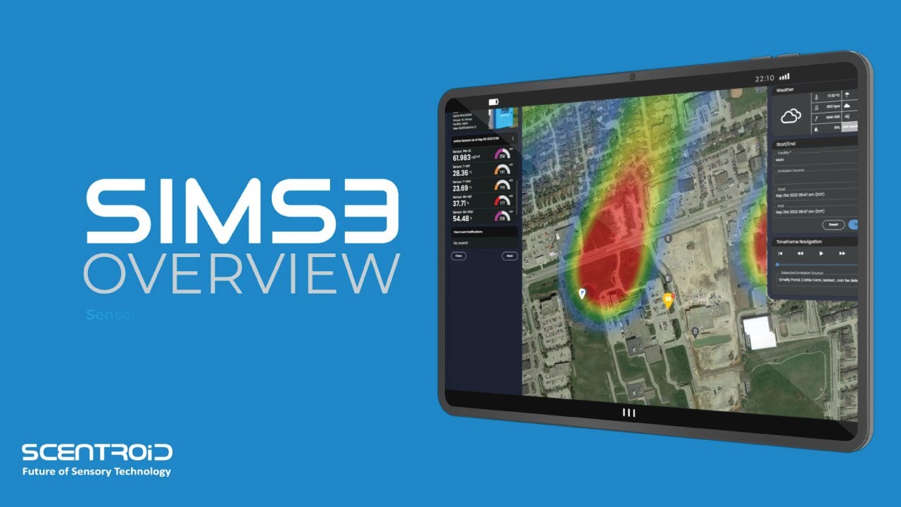 Scentroid Sims3 Overview Sensor Information Management Software Youtube