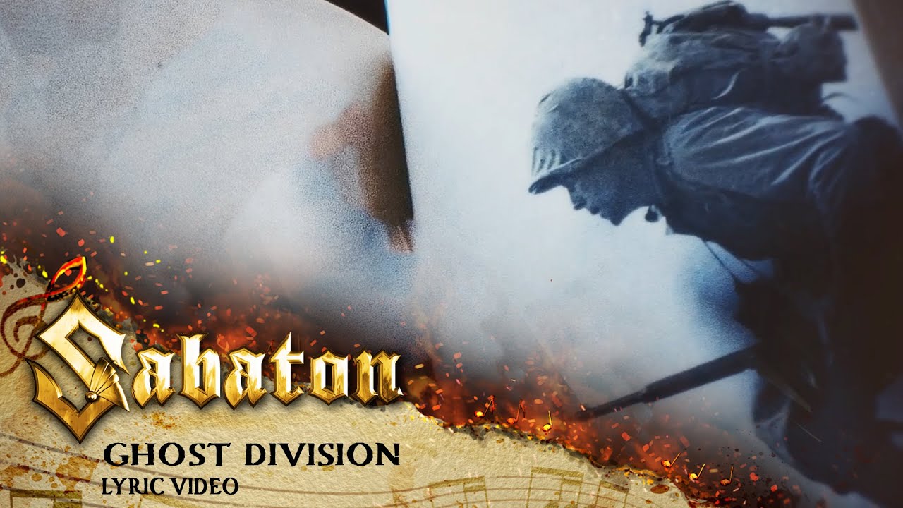 Sabaton Ghost Division Official Lyric Video Youtube Music