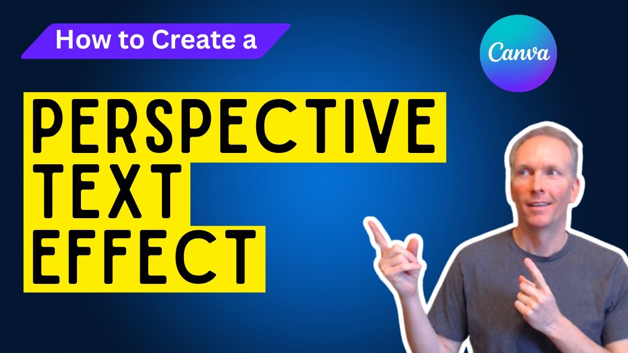 Canva Perspective Text Effect Tutorial Step By Step Youtube