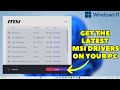 How To Download Install Msi Drivers For Laptop Desktop Motherboard ...