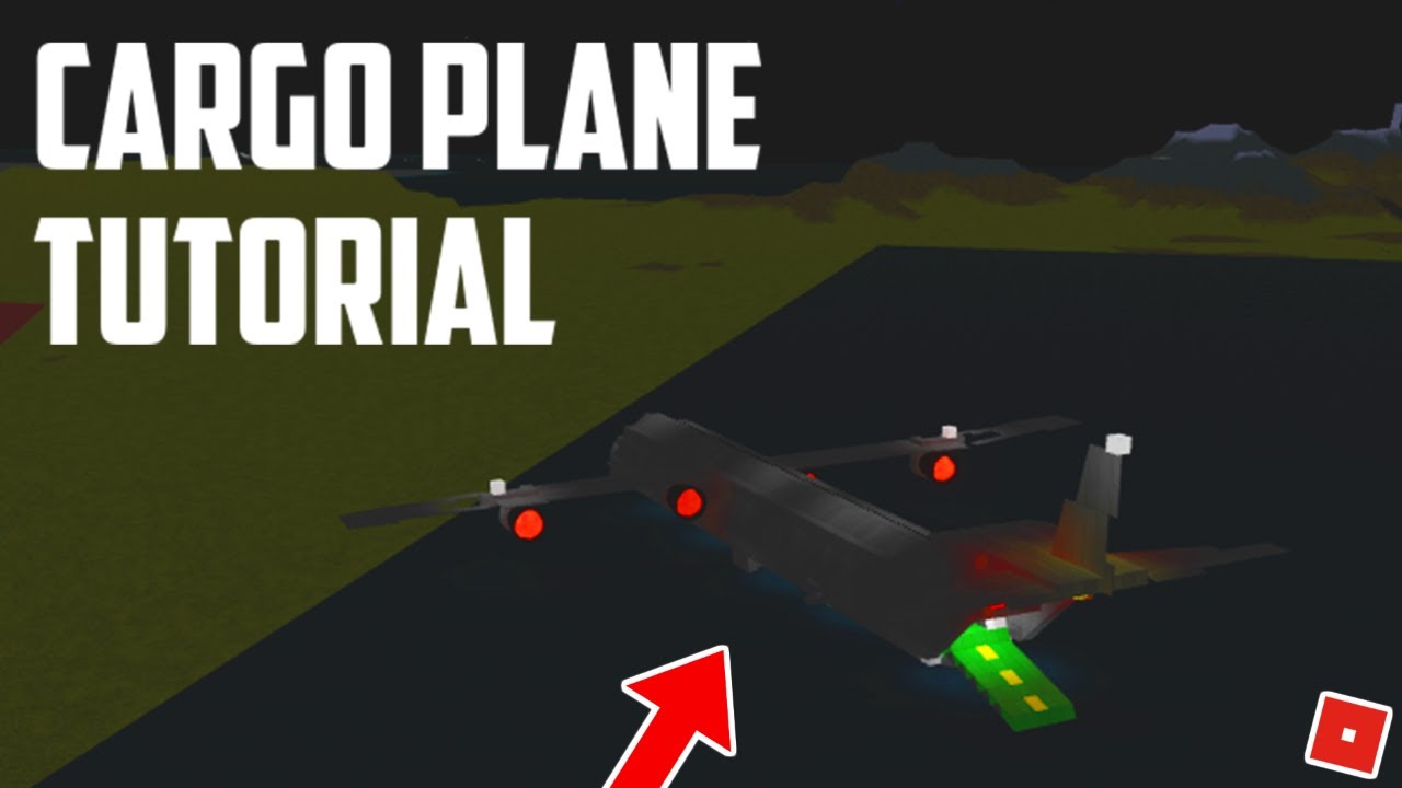 How To Build A Cargoplane Roblox Plane Crazy Youtube