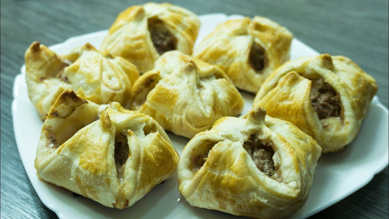 Puff Pastry Mini Beef Wellingtons Recipe Youtube