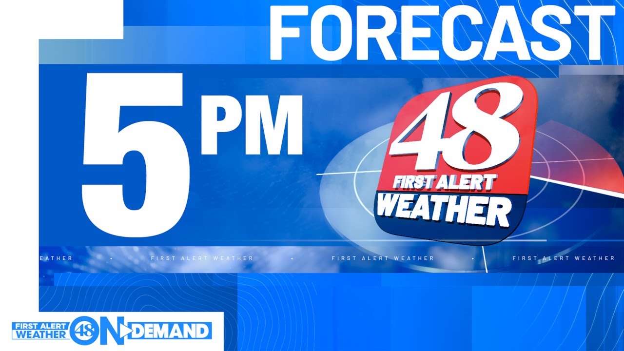 First Alert Weather 5 P M Forecast Youtube