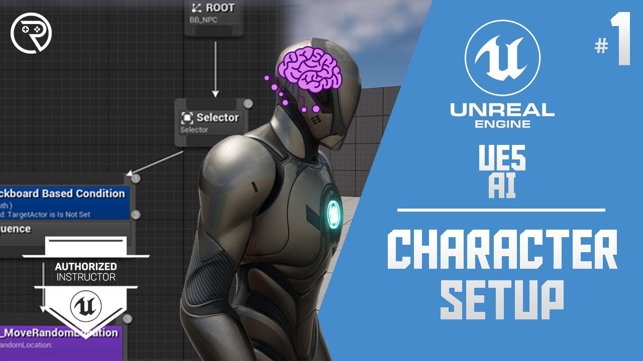 Unreal Engine 5 Tutorial Ai Part 1 Character Setup Youtube