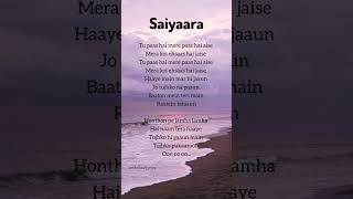 Saiyaara Saiyaara Lyrics Saiyaara Movie Clip Saiyaara Saiyaaramovie Lyrics It Z Shanto Mp3 Music ...