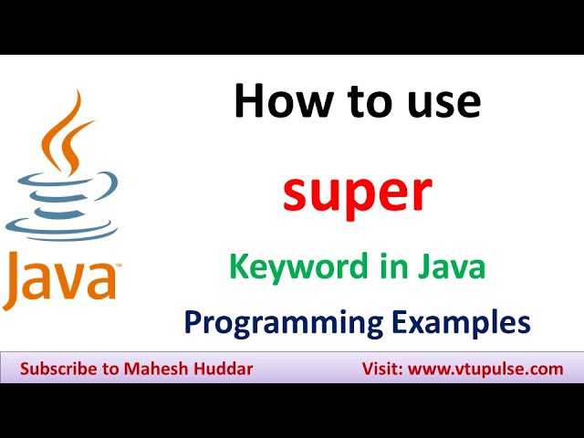 Java Video Tutorial Vtupulse