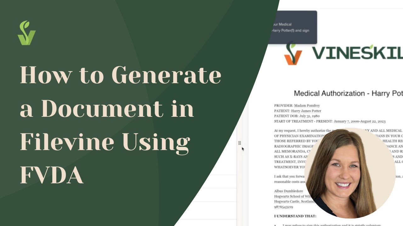 Outlaw How To Generate A Document In Filevine Using Fvda Youtube