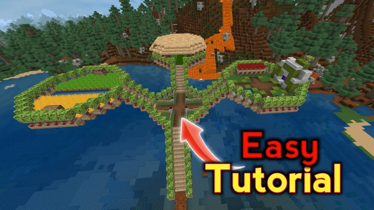 Ultimate Island Base Easy Tutorial New Sky Base Sky Land Base