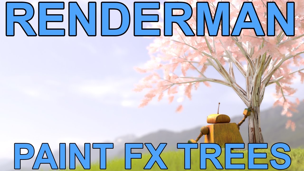 Renderman 21 Paint Fx Tree Tutorial Youtube