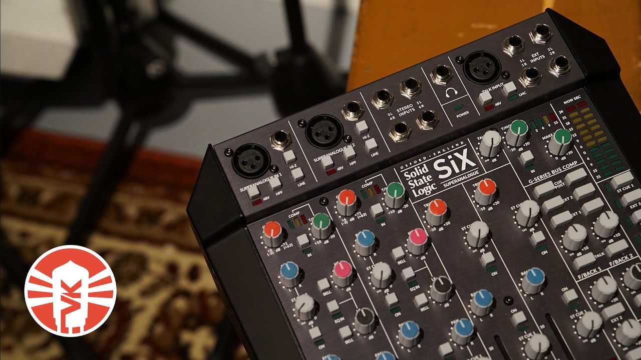 Ssl Six Desktop Mixer Recording And Mixing A Singer Songwriter