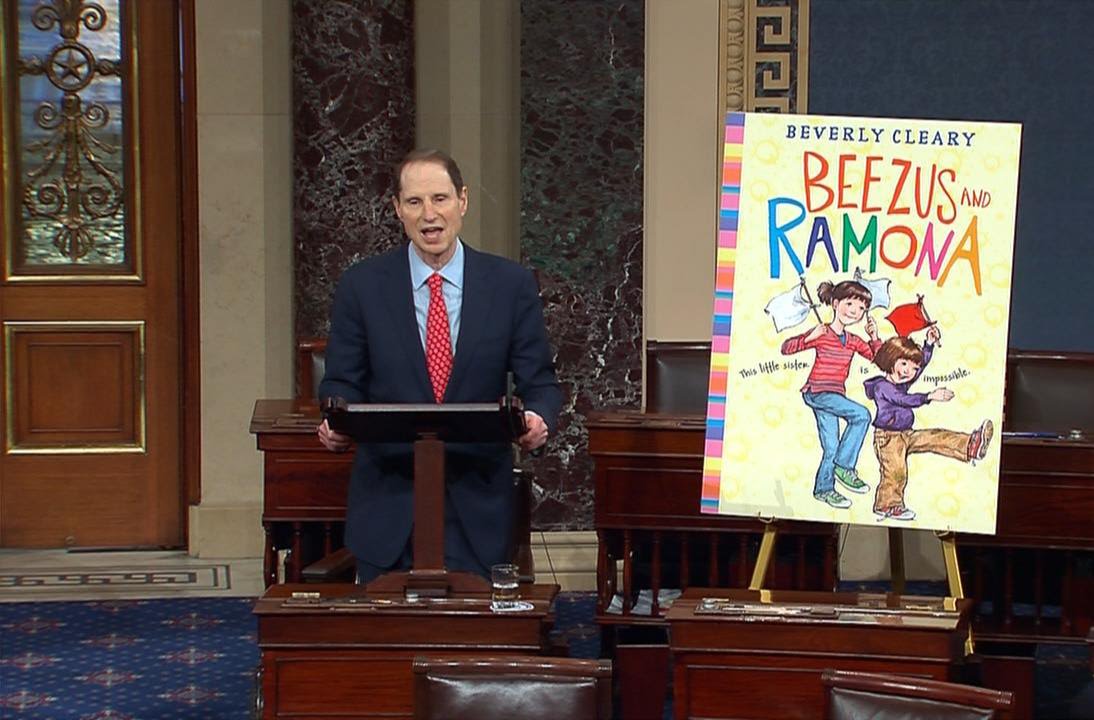 Wyden Honors Beverly Cleary For Her 100th Birthday Youtube