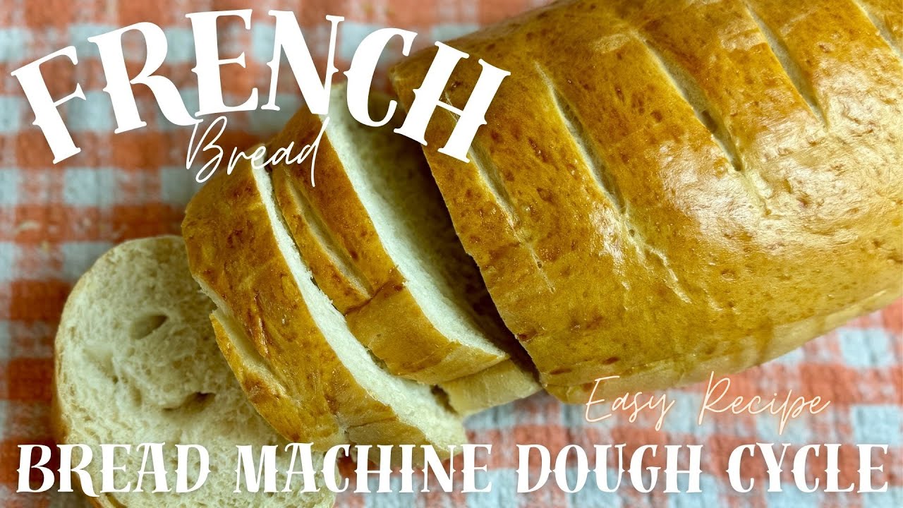 Easy French Bread Recipe рџґ Bread Machine Dough Cycle 5 Ingredients